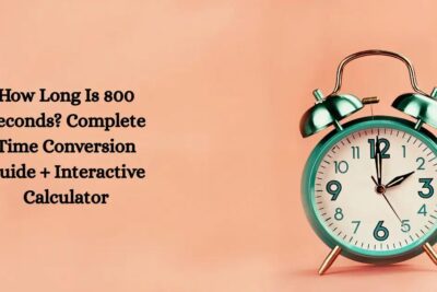 How Long Is 999 Seconds? Minutes & Hours Conversion Guide